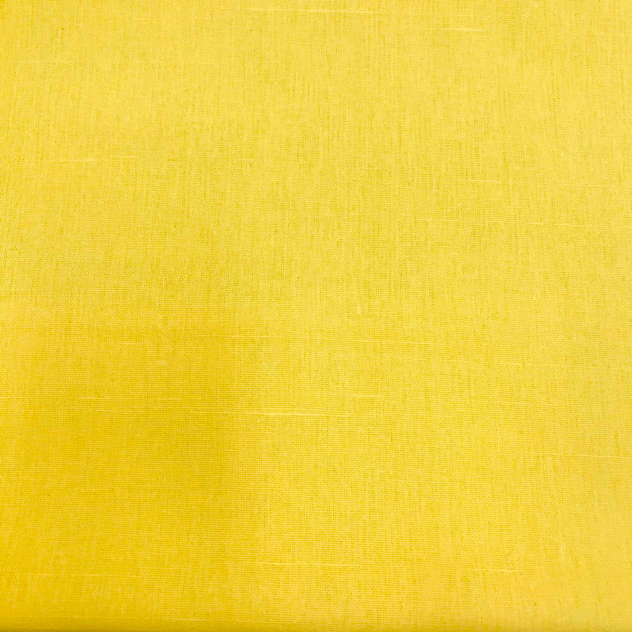 TECIDO LINHO MISTO COM VISCOSE AMARELO OURO - REF. 908