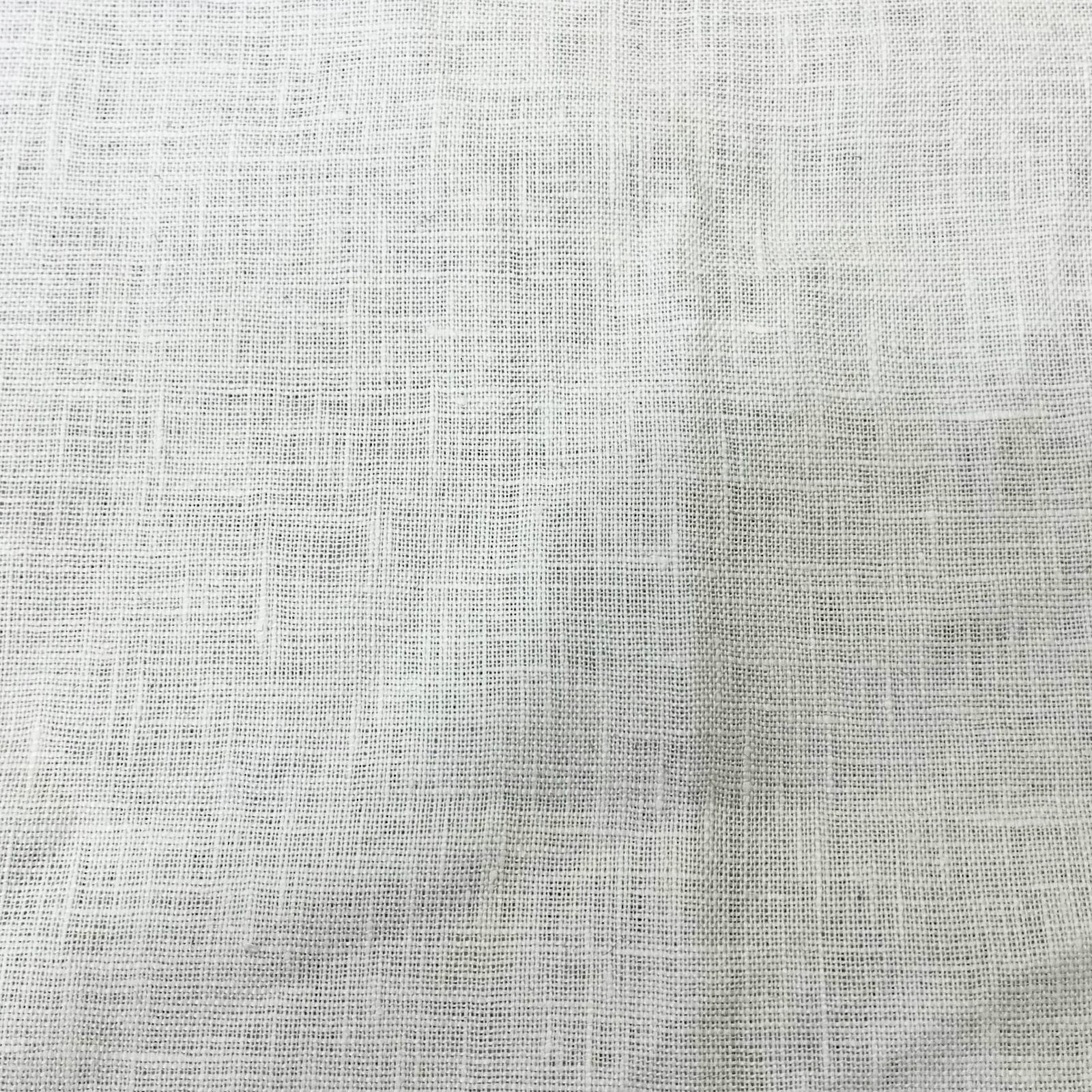 TECIDO DE LINHO PURO COR BRANCO 100% LINHO 190 G/M² COM 1,40 LG ...