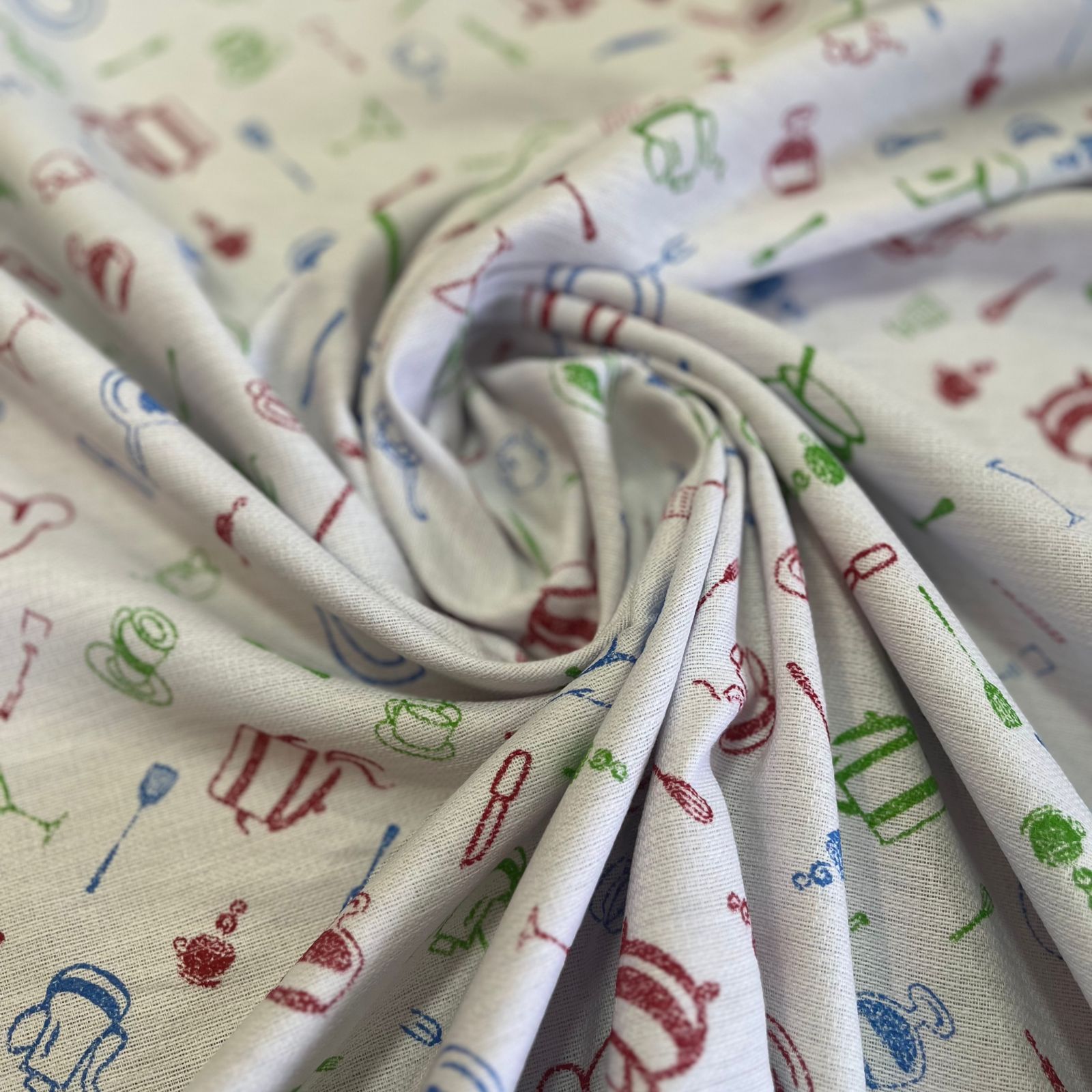 TECIDO DE PANO DE PRATO ESTAMPA CHEFF 100% ALGODÃO COM 1,80 LG - SAGROL ...