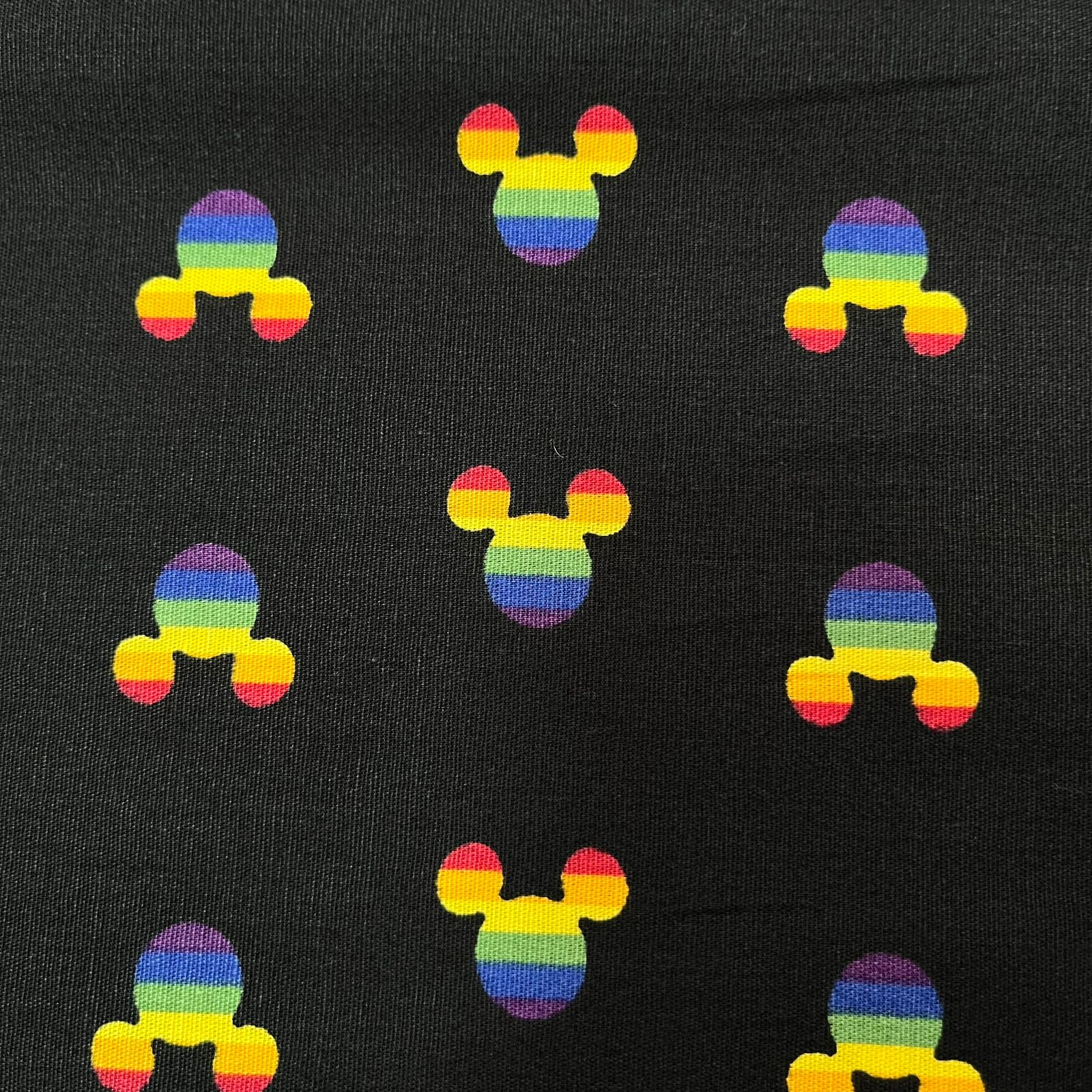 TRICOLINE ESTAMPA DIGITAL MICKEY PRIDE 100% ALGODÃO COM 1,50 LG ...