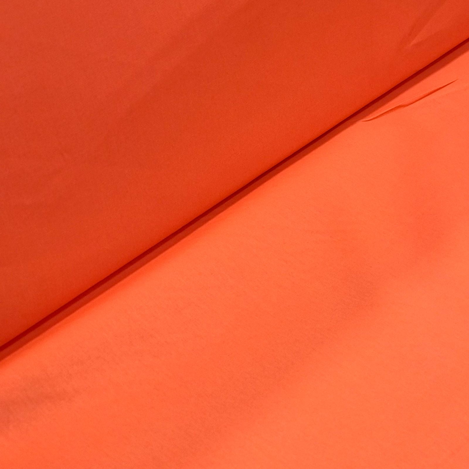 TRICOLINE LISA COR LARANJA NEON 100% ALGODÃO COM 1,50 LG - SAGROL TECIDOS